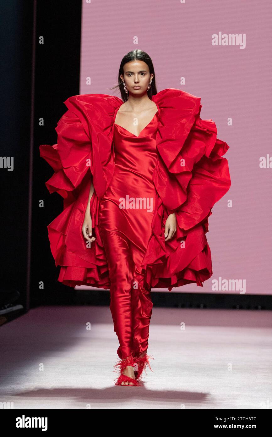 Madrid, 03/12/2022. Mercedes Benz Fasion Week. Brand round designer ...
