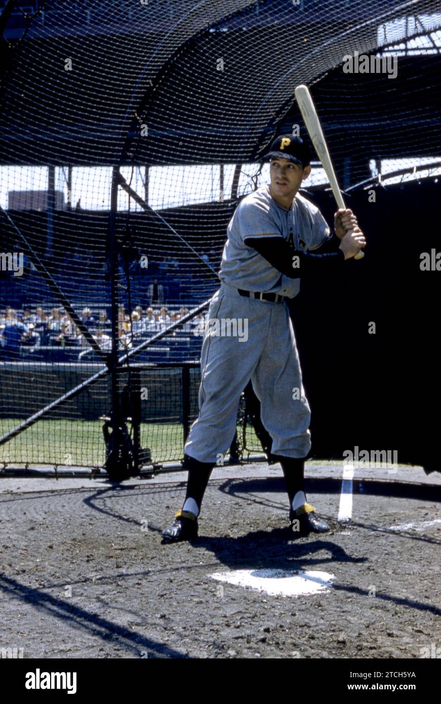 CHICAGO, IL - MAY 6: Dale Long #3 of the Pittsburgh Pirates takes ...