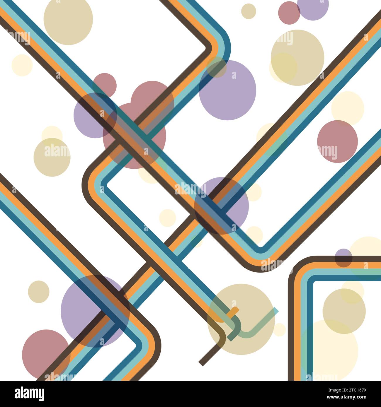 Adstract colorful line shape retro background, stock vector Stock ...