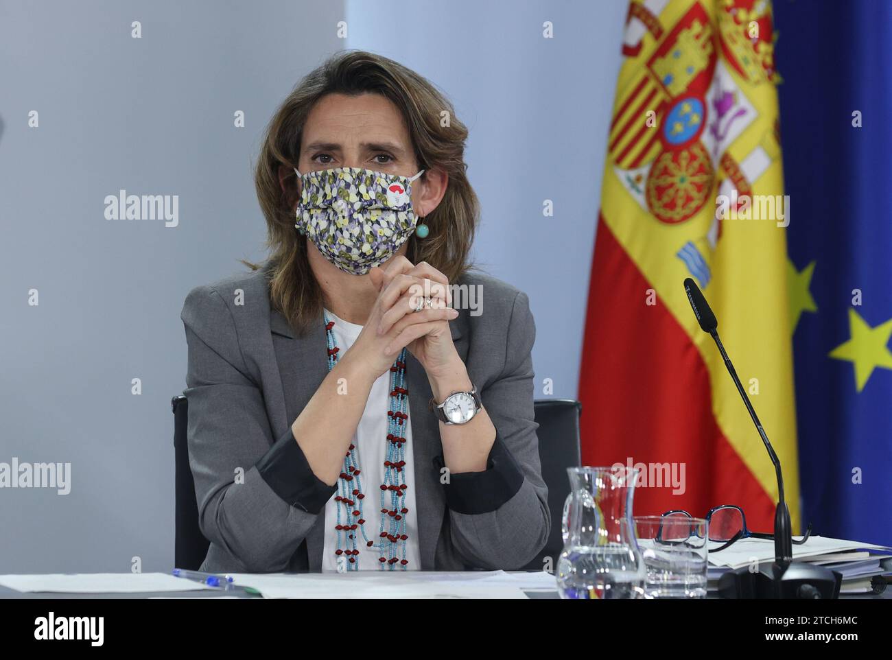 Madrid, 03/29/2022. Press conference after the Council of Ministers ...