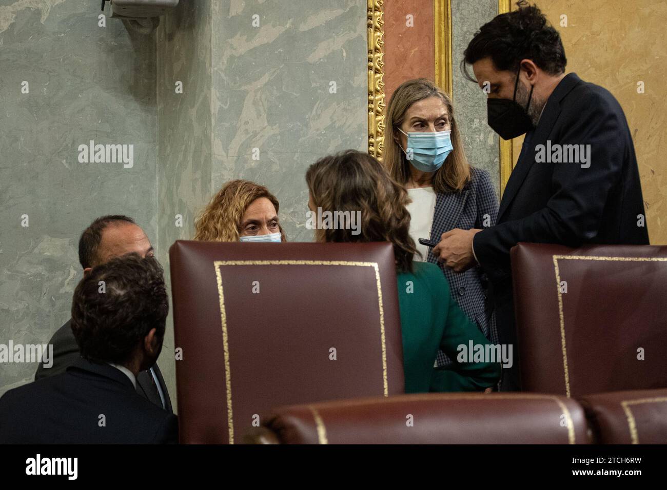 Madrid, 02/03/2022. Plenary session of the Congress of Deputies. Voting ...