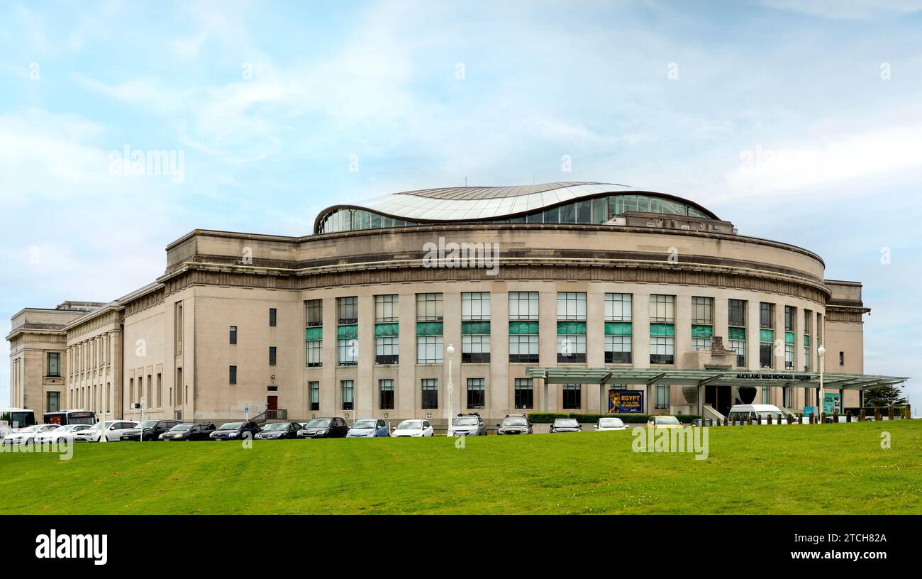 Exterior of the late 1950s southern rear addition of the Auckland War ...