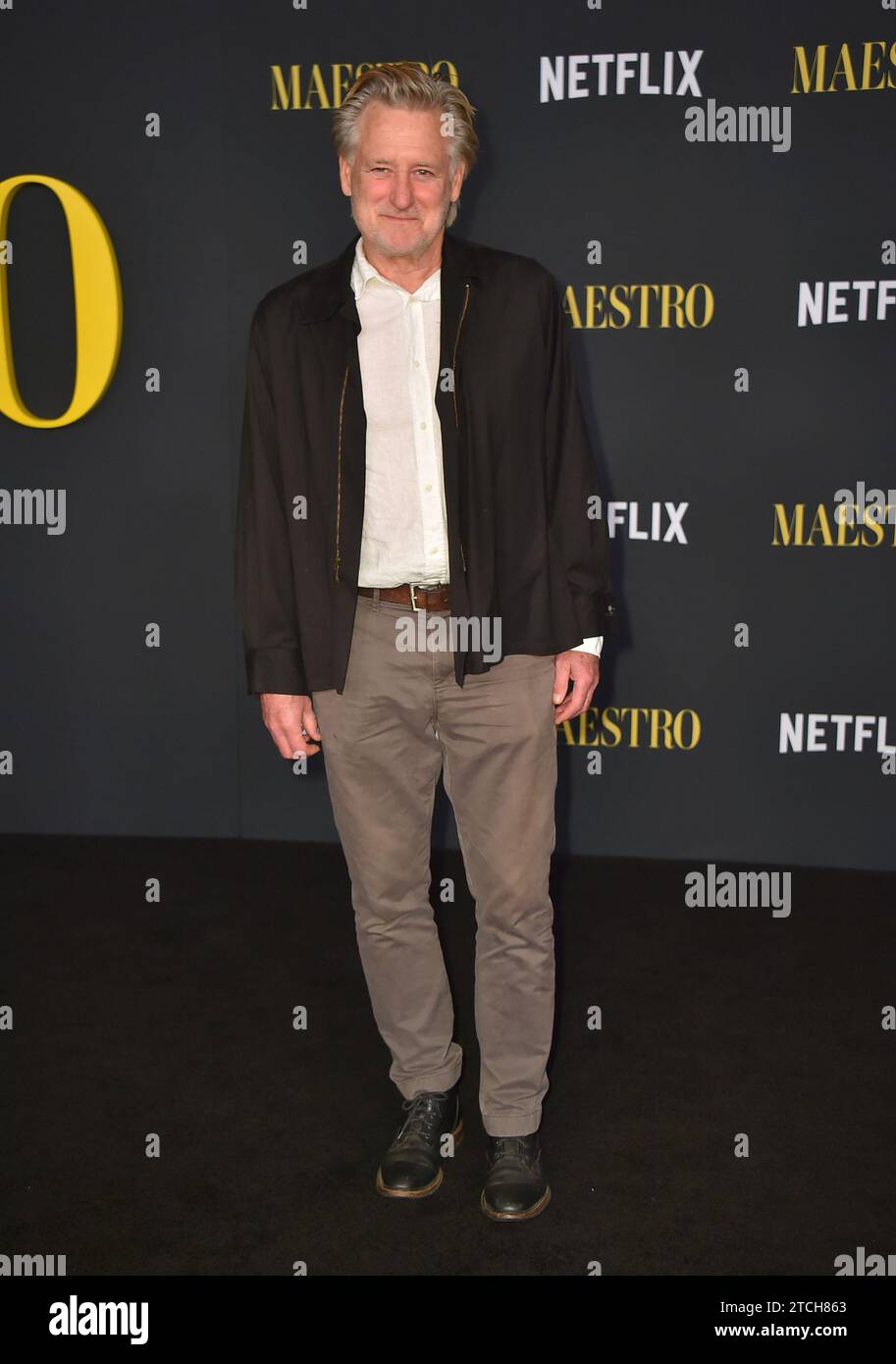 Bill Pullman arrives at a special screening of "Maestro" on Tuesday ...