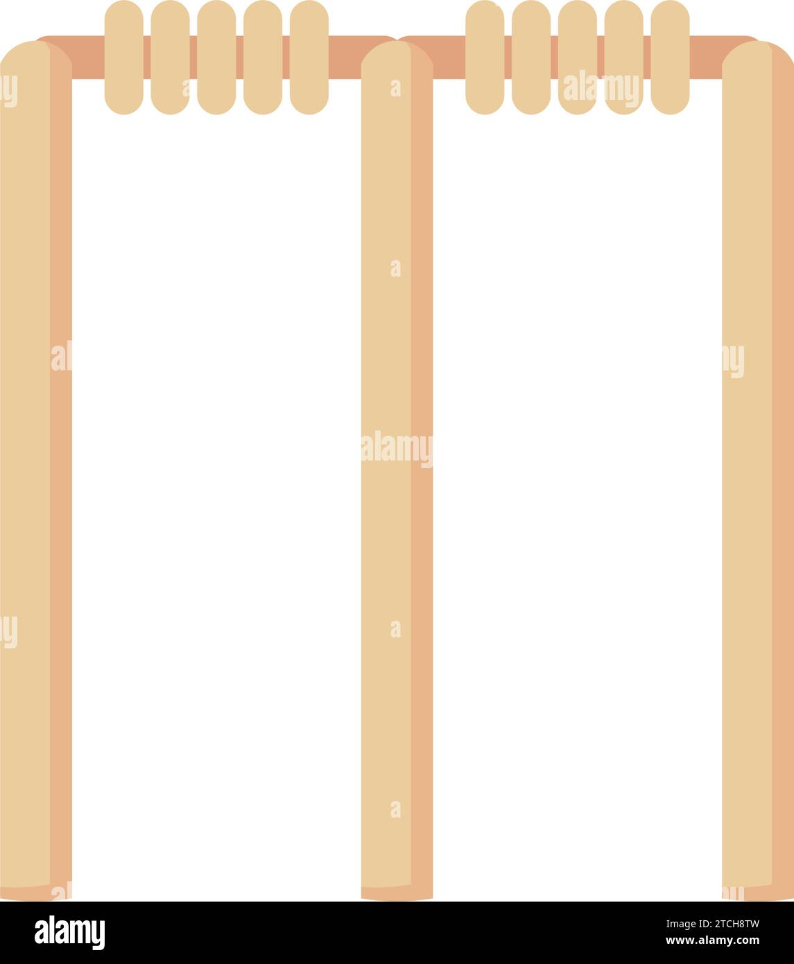 cricket stumps illustration Stock Vector Image & Art - Alamy