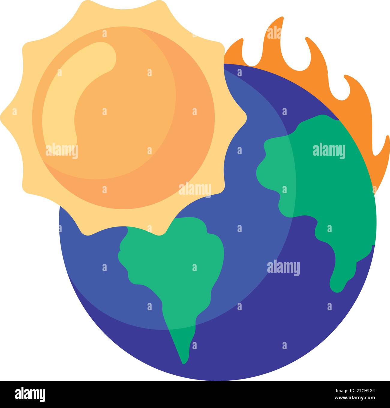 Climate change impact water Stock Vector Images - Alamy