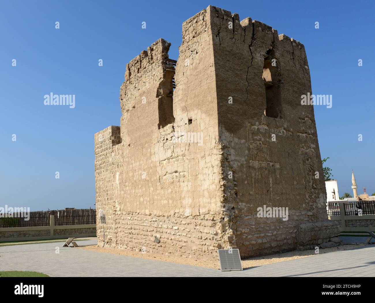 Qurayshat ancient square in Al Khan, Sharjah, UAE Stock Photo - Alamy