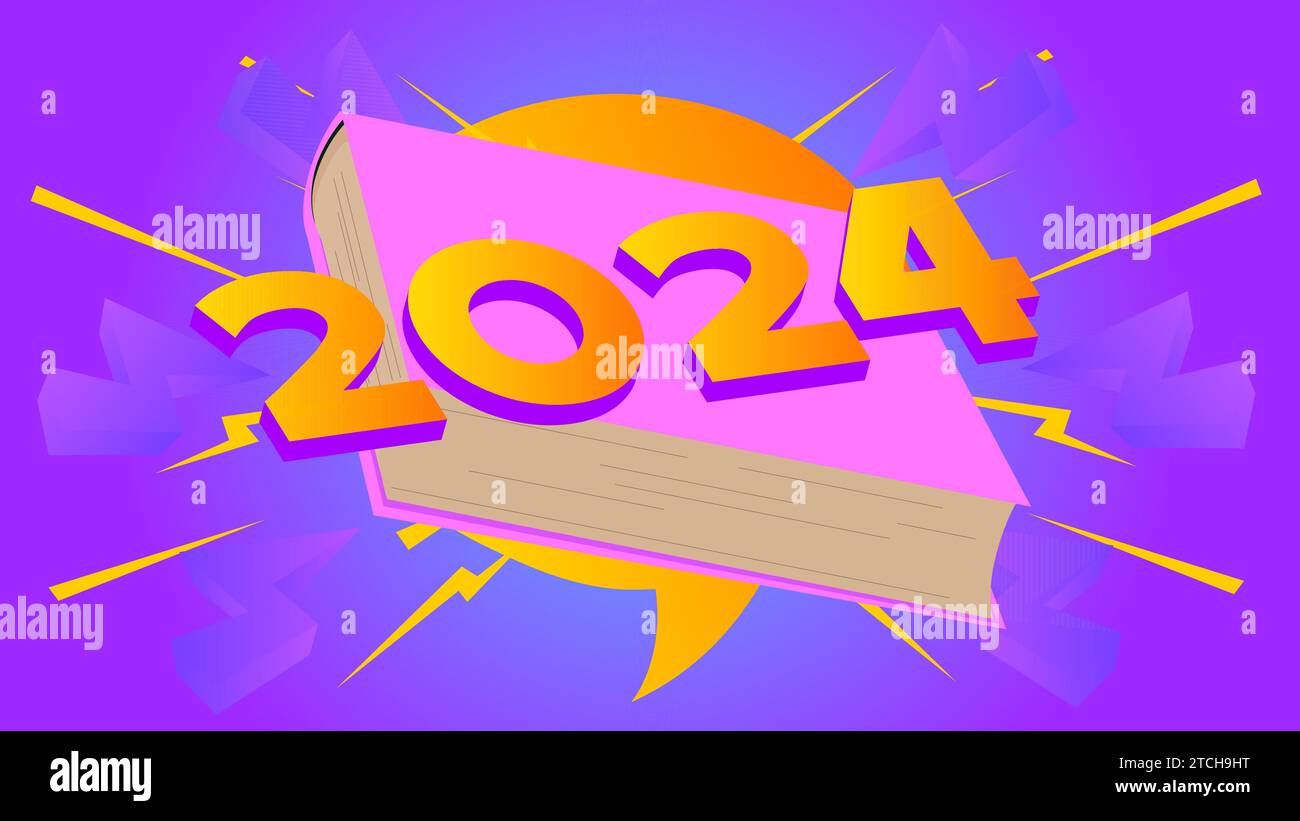 2024 number Stock Vector Images - Alamy