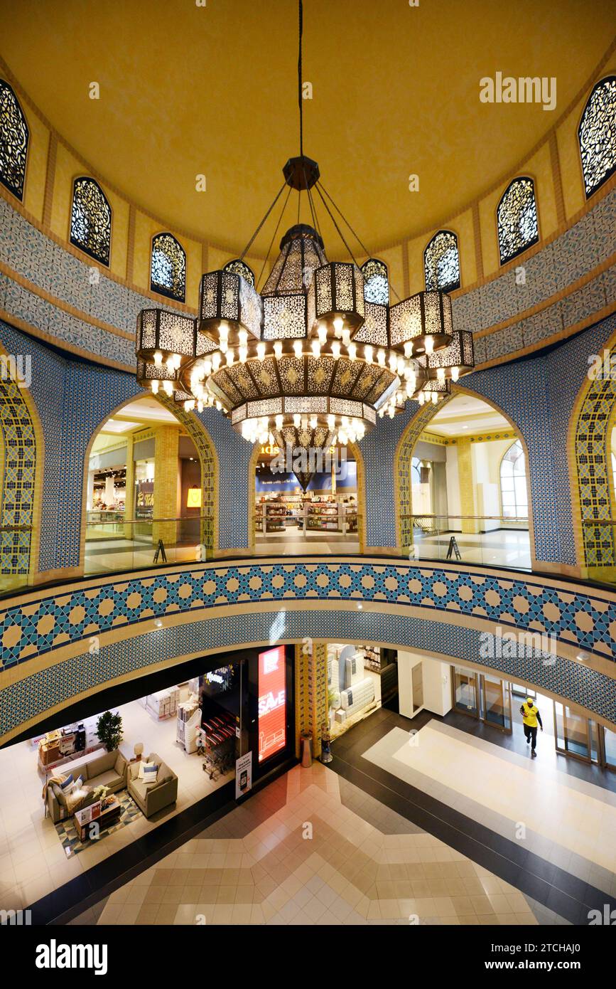 The beautiful Ibn Battuta shopping mall in Dubai, United Arab Emirates ...