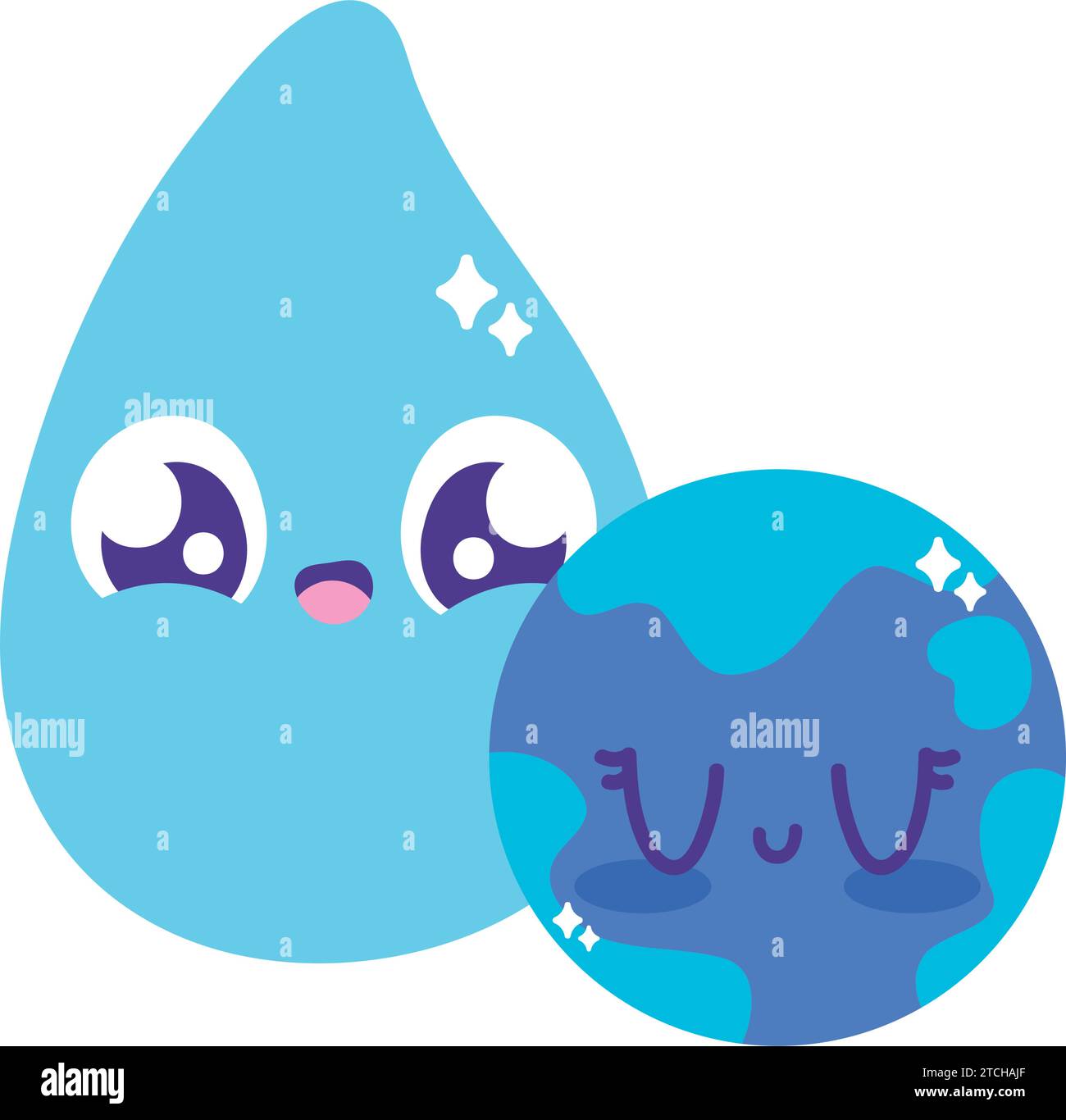 water day earth planet and drop cartoon Stock Vector Image & Art - Alamy