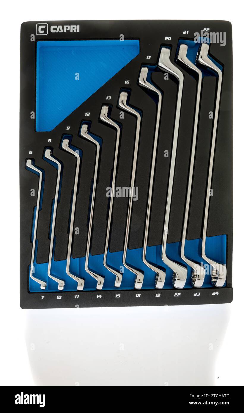 Winneconne, WI - 2 December 2023: A package of Capri double ended ...