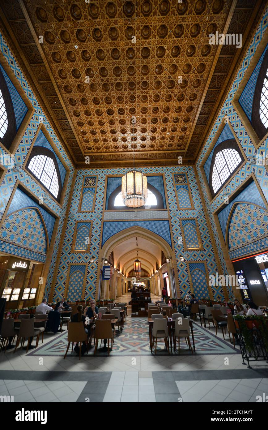 The beautiful Ibn Battuta shopping mall in Dubai, United Arab Emirates ...