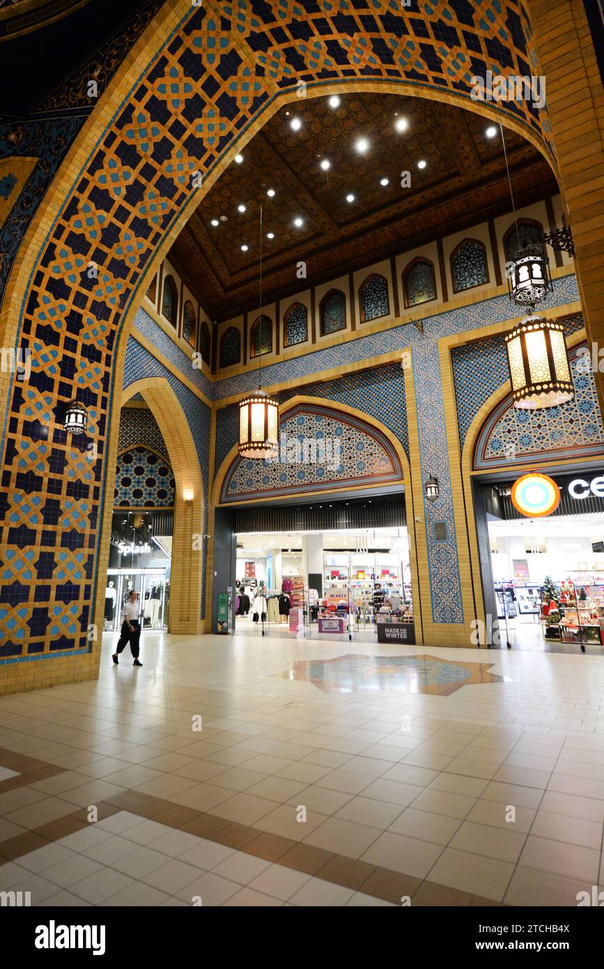 The beautiful Ibn Battuta shopping mall in Dubai, United Arab Emirates ...