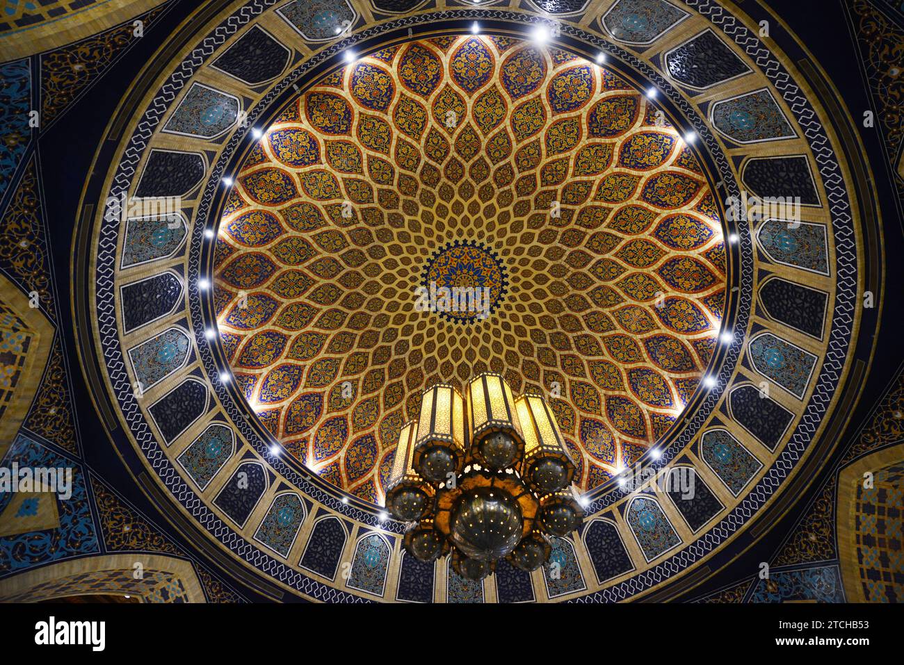 The beautiful Ibn Battuta shopping mall in Dubai, United Arab Emirates ...