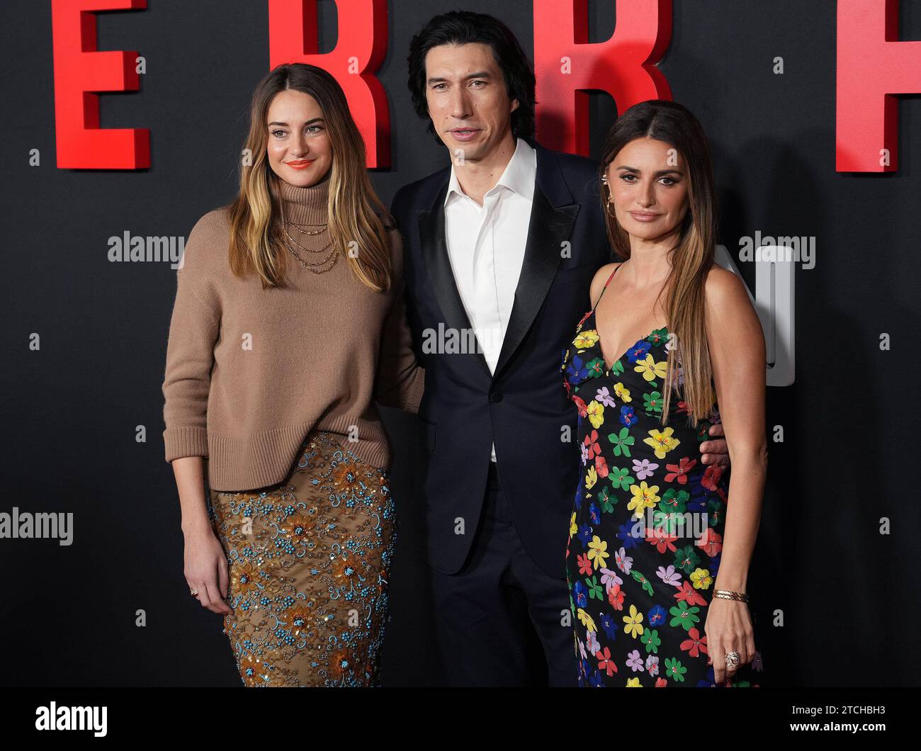 Los Angeles, USA. 12th Dec, 2023. (L-R) Shailene Woodley, Adam Driver ...