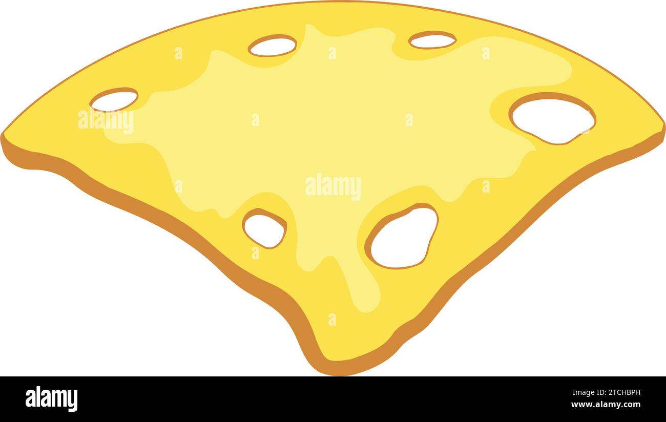 cheese sliced melted illustration Stock Vector Image & Art - Alamy