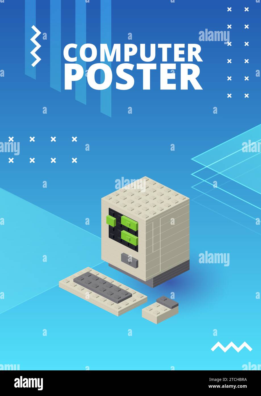 Children lego computer Stock Vector Images - Alamy