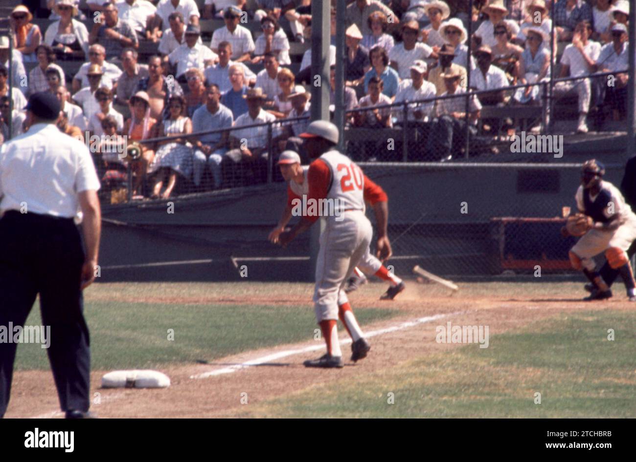 LOS ANGELES, CA - JULY 9: Joey Jay #30 of the Cincinnati Reds swings at ...