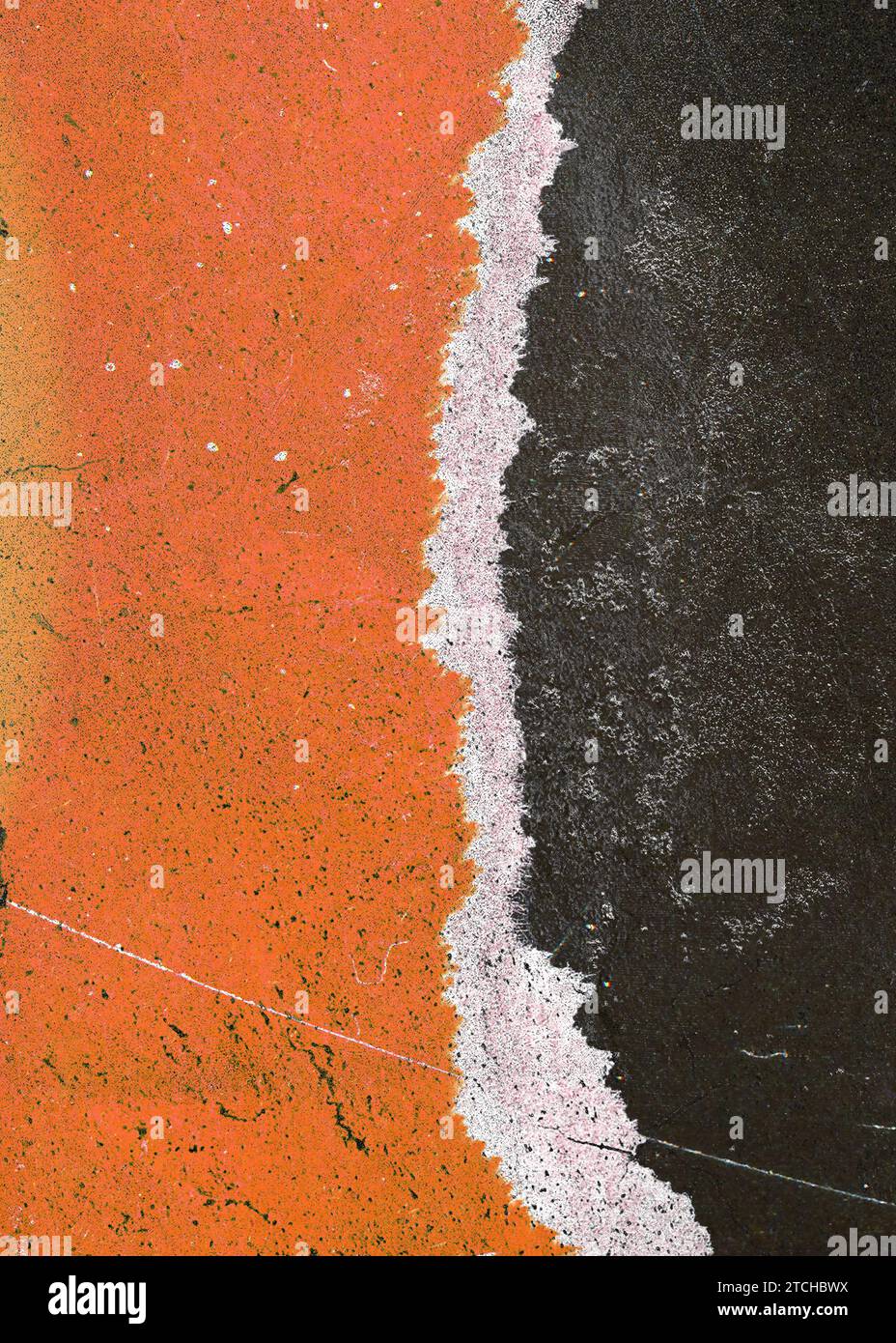 orange torn paper edge element for background, overlay effect Stock ...