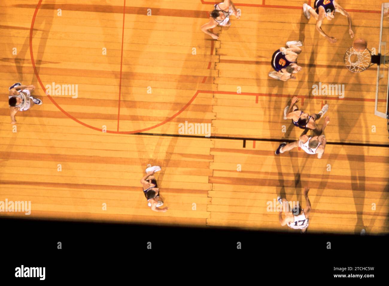 NEW YORK, NY - JANUARY 8: Joe Graboski #9, Neil Johnston #6 and Ernie ...
