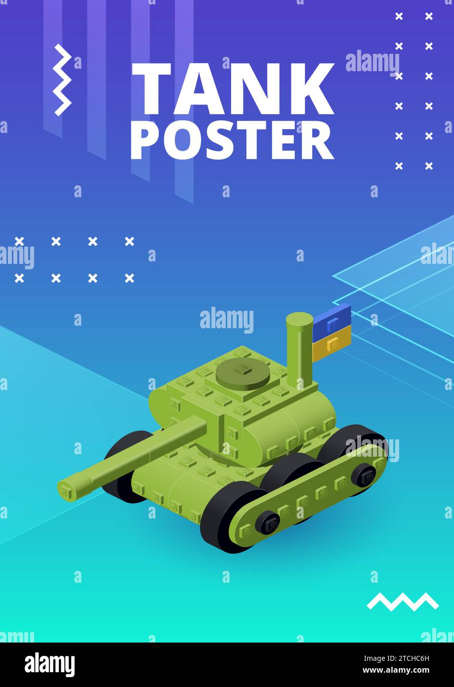 Armored personnel carrier poster for print and design. Vector ...