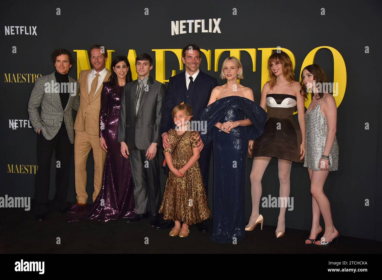 From left, Matt Bomer, Brian Klugman, Sarah Silverman, Gideon Glick ...