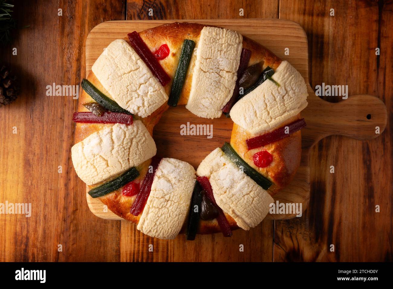 Three Kings Bread also called Rosca de Reyes, Roscon, Epiphany Cake ...