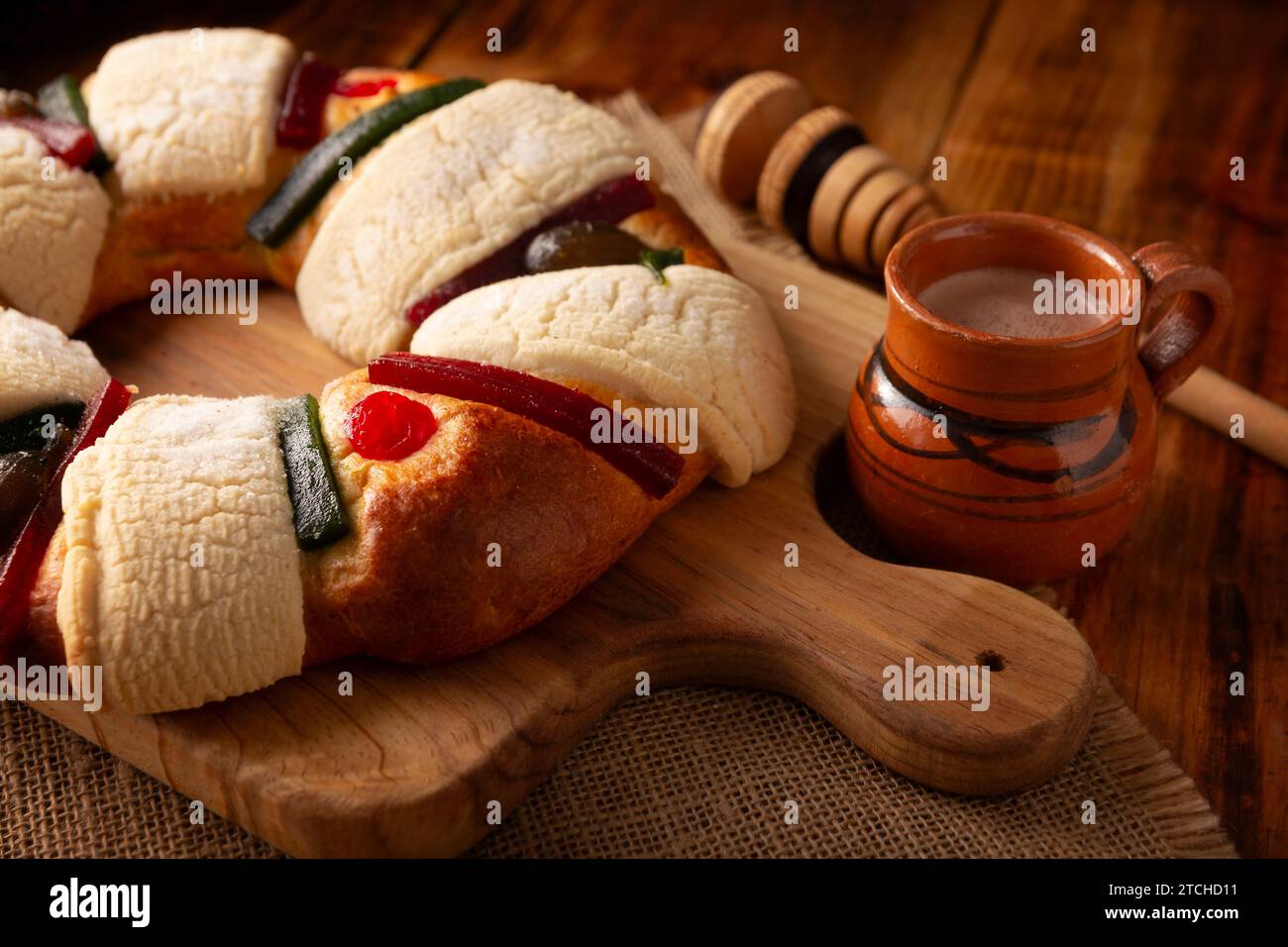 Three Kings Bread also called Rosca de Reyes, Roscon, Epiphany Cake ...