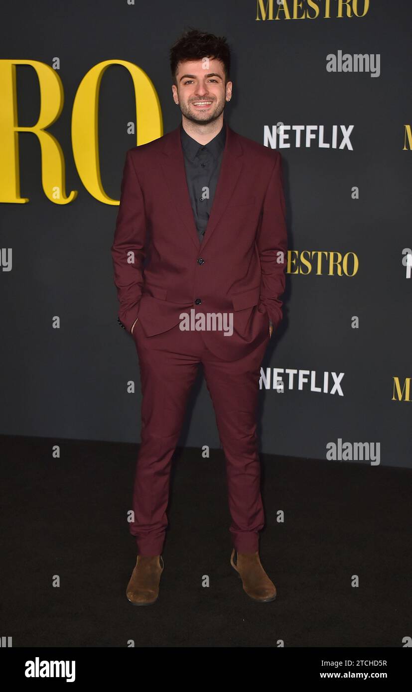 Alec Chambers arrives at a special screening of "Maestro" on Tuesday ...
