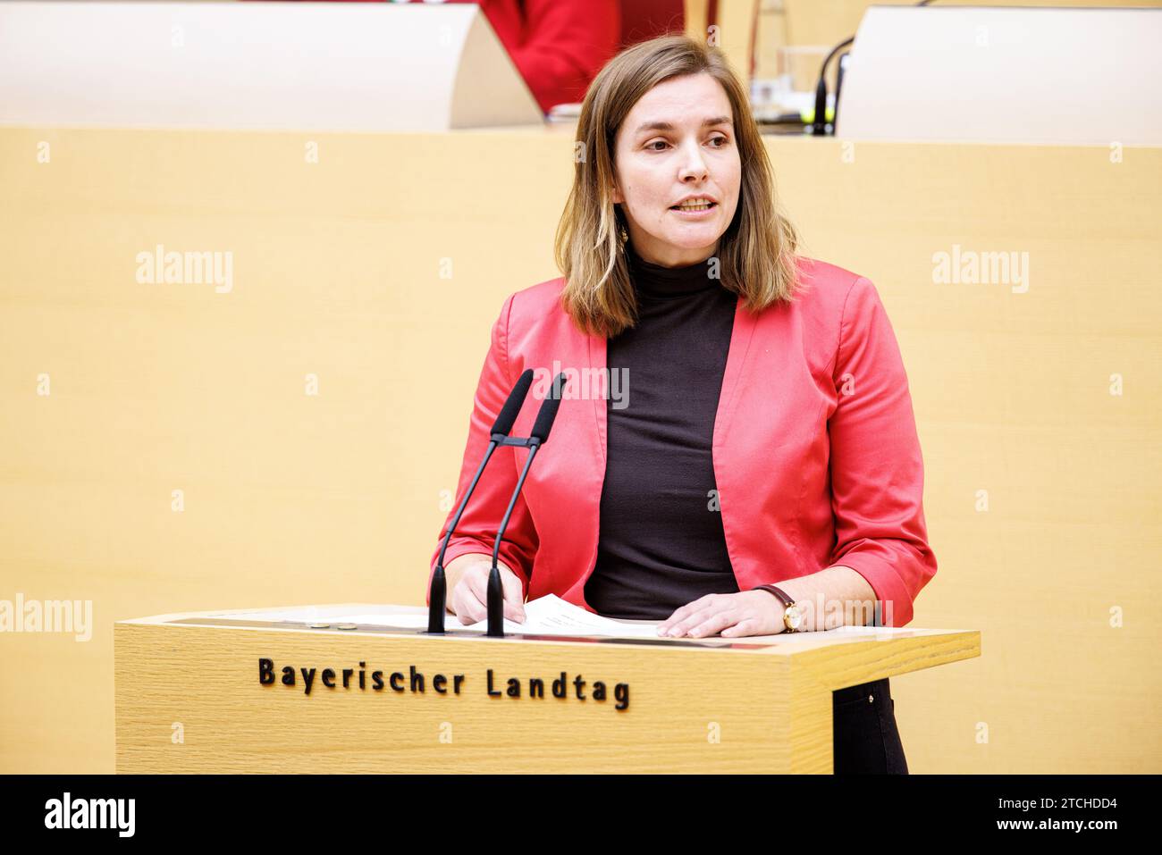 Munich, Germany. 12th Dec, 2023. Laura Weber (Bündnis 90/Die Grünen ...