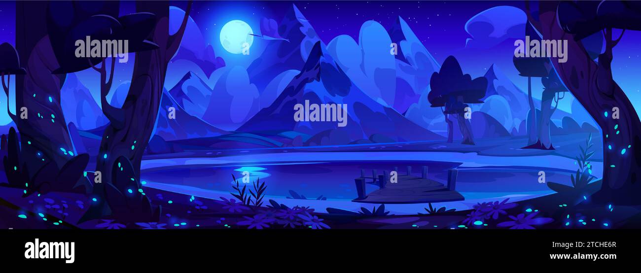 Cartoon illustration covered bridge hi-res stock photography and images ...
