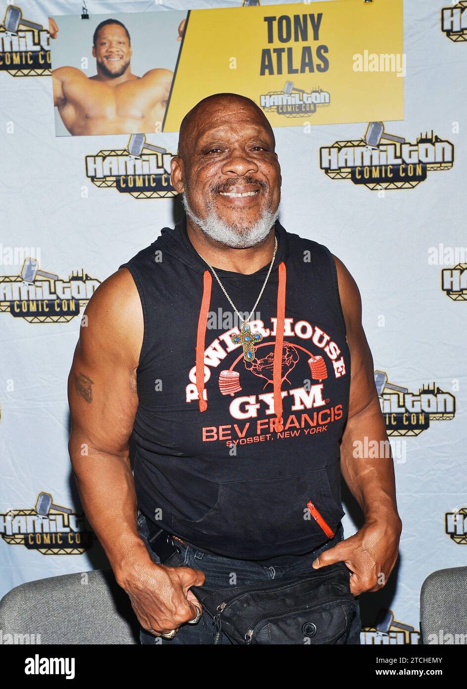 Hamilton, Ontario, Canada. 23rd Oct, 2023. Retired wrestling legend ...