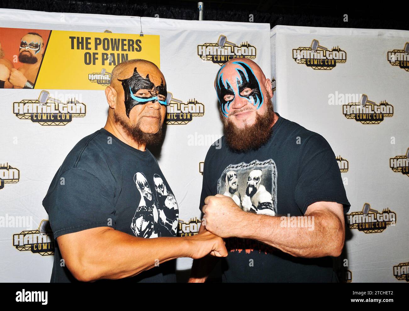 Hamilton, Ontario, Canada. 23rd Oct, 2023. Wrestling legends The ...