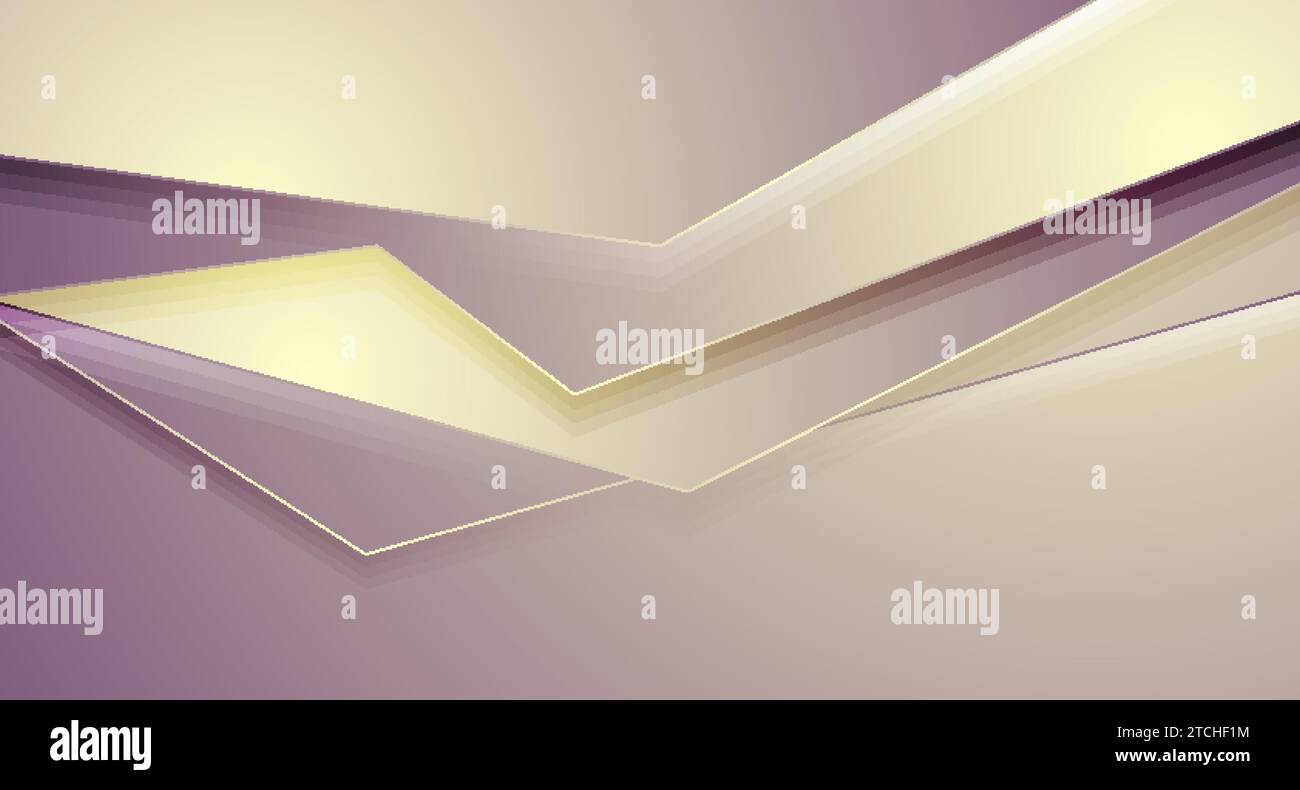 Abstract glossy corporate modern yellow and violet background. Vector ...