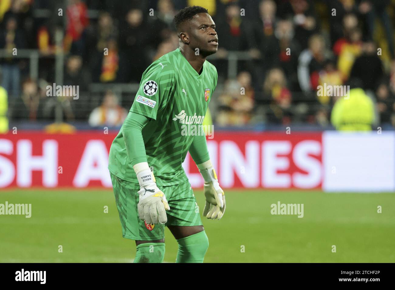 Lens goalkeeper Brice Samba during the UEFA Champions League, Group B ...