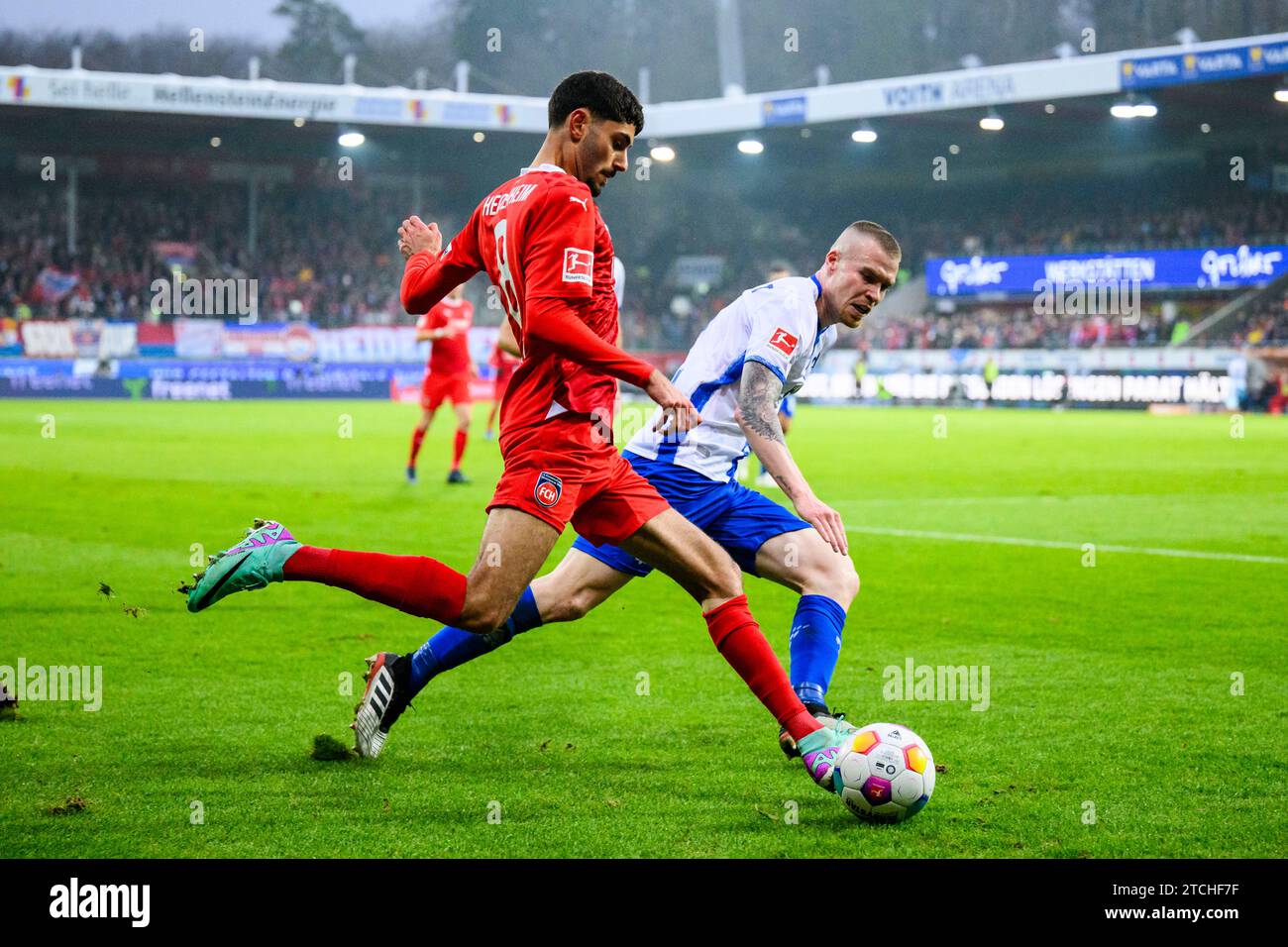 Heidenheim, Germany. 09th Dec, 2023. Soccer: Bundesliga, 1. FC Heidenheim - Darmstadt 98 ...