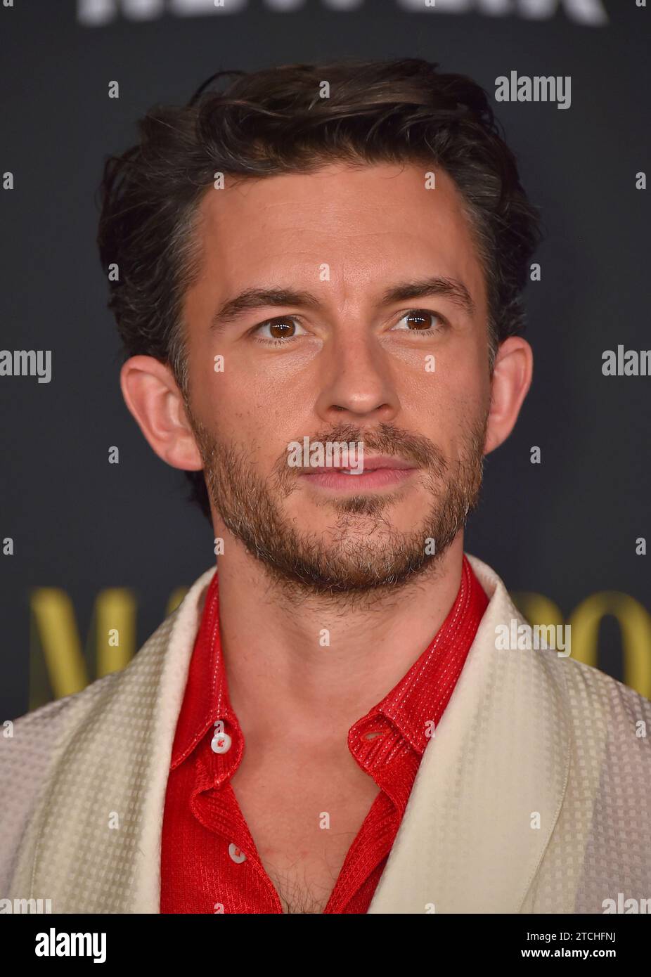 Jonathan Bailey arrives at a special screening of "Maestro" on Tuesday ...