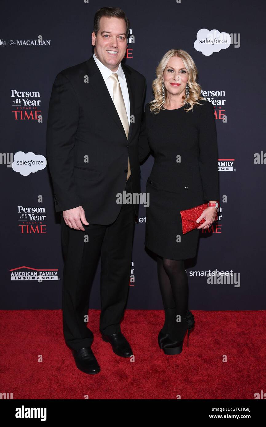 New York, USA. 12th Dec, 2023. (L-R) Bill Westrate and TIME CEO Jess ...