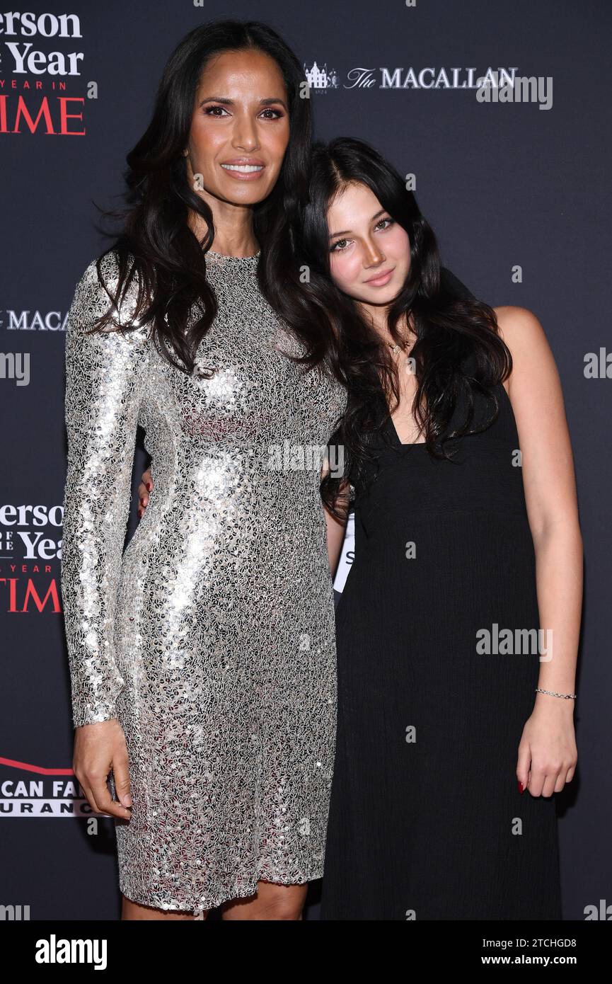 New York, USA. 12th Dec, 2023. (L-R) Padma Lakshmi and Krishna Lakshmi attend A Year In TIME at ...