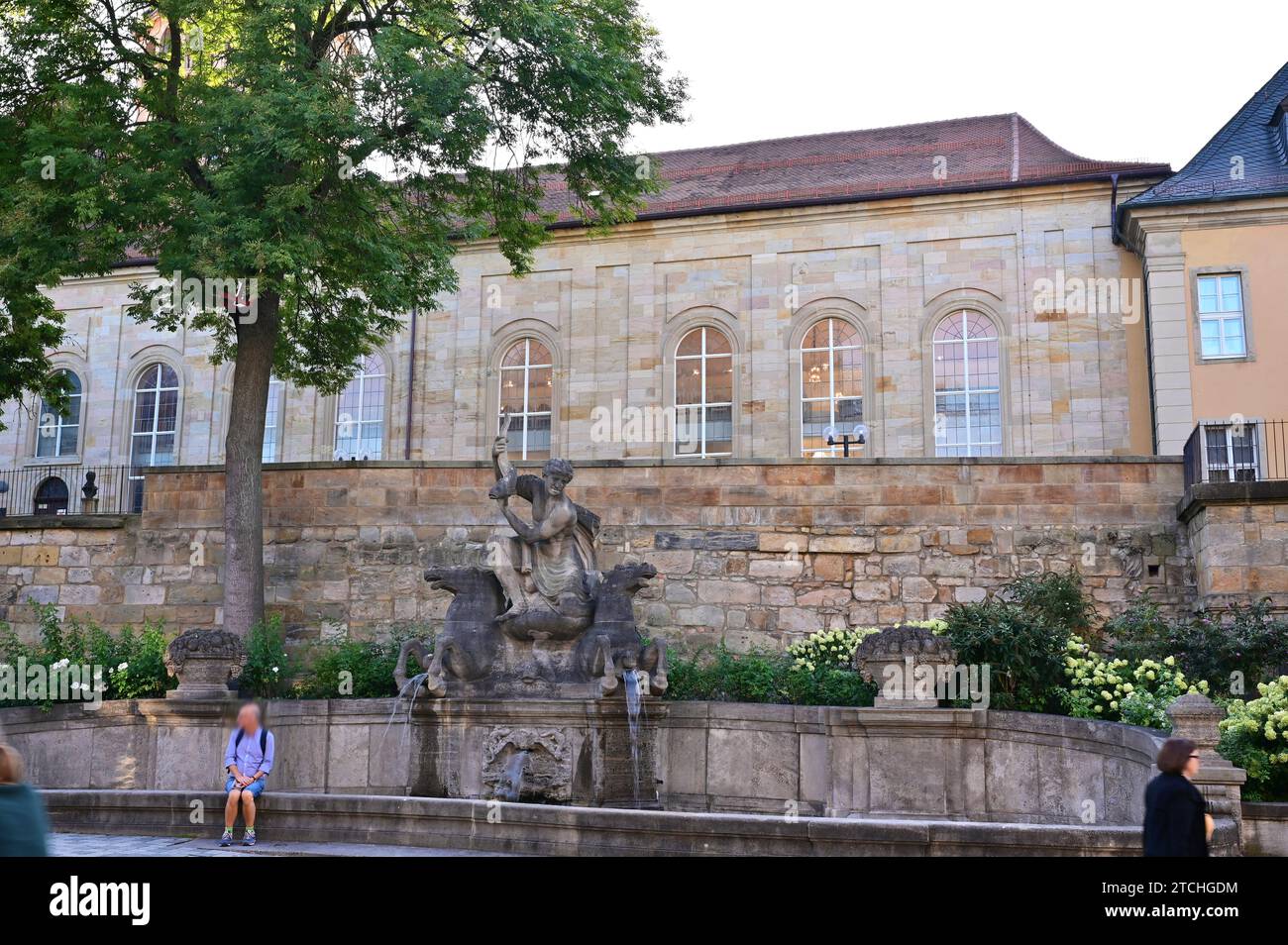 Old castle in the old town of Bayreuth, Bavaria Stock Photo - Alamy