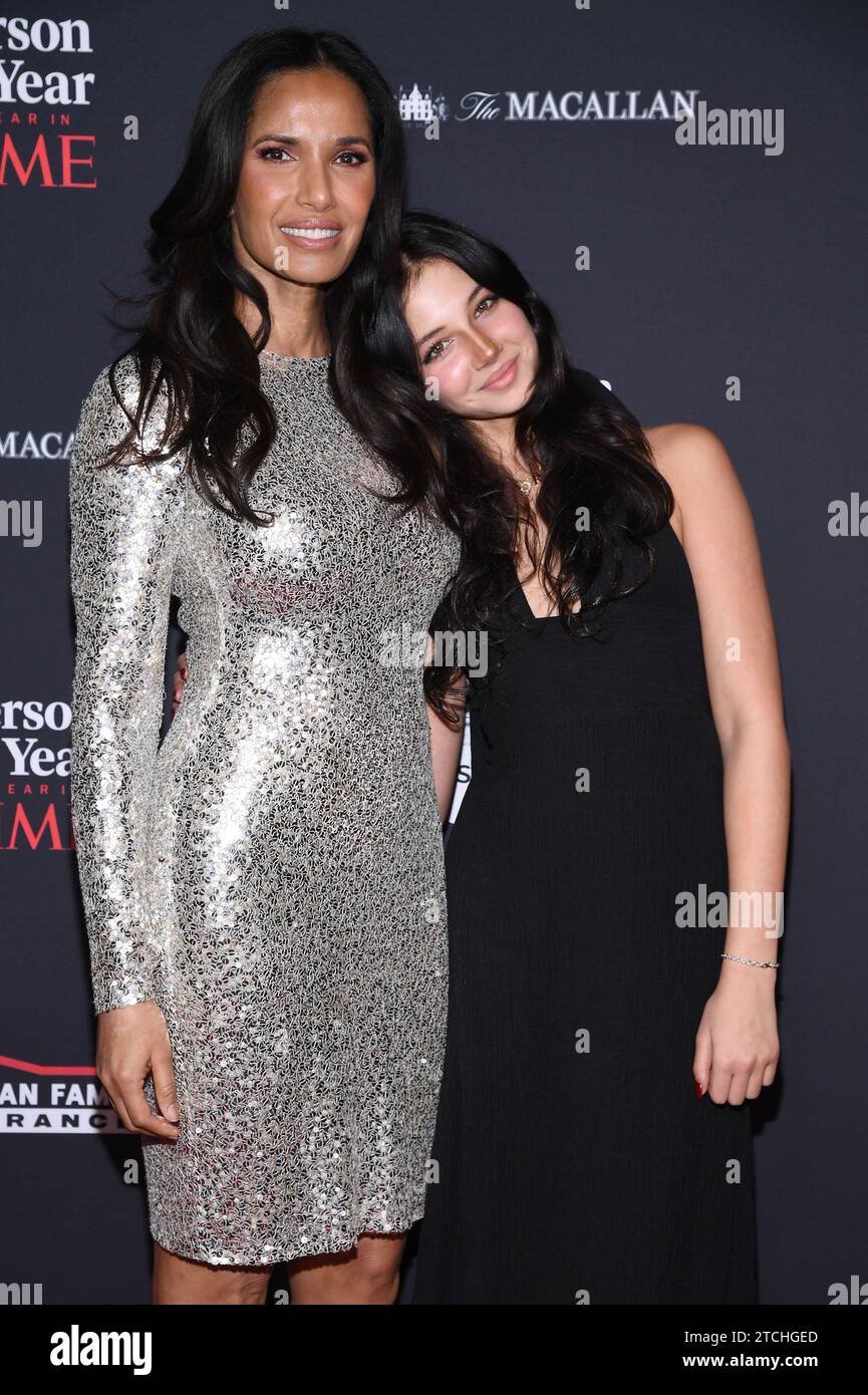 New York, USA. 12th Dec, 2023. (L-R) Padma Lakshmi and Krishna Lakshmi ...