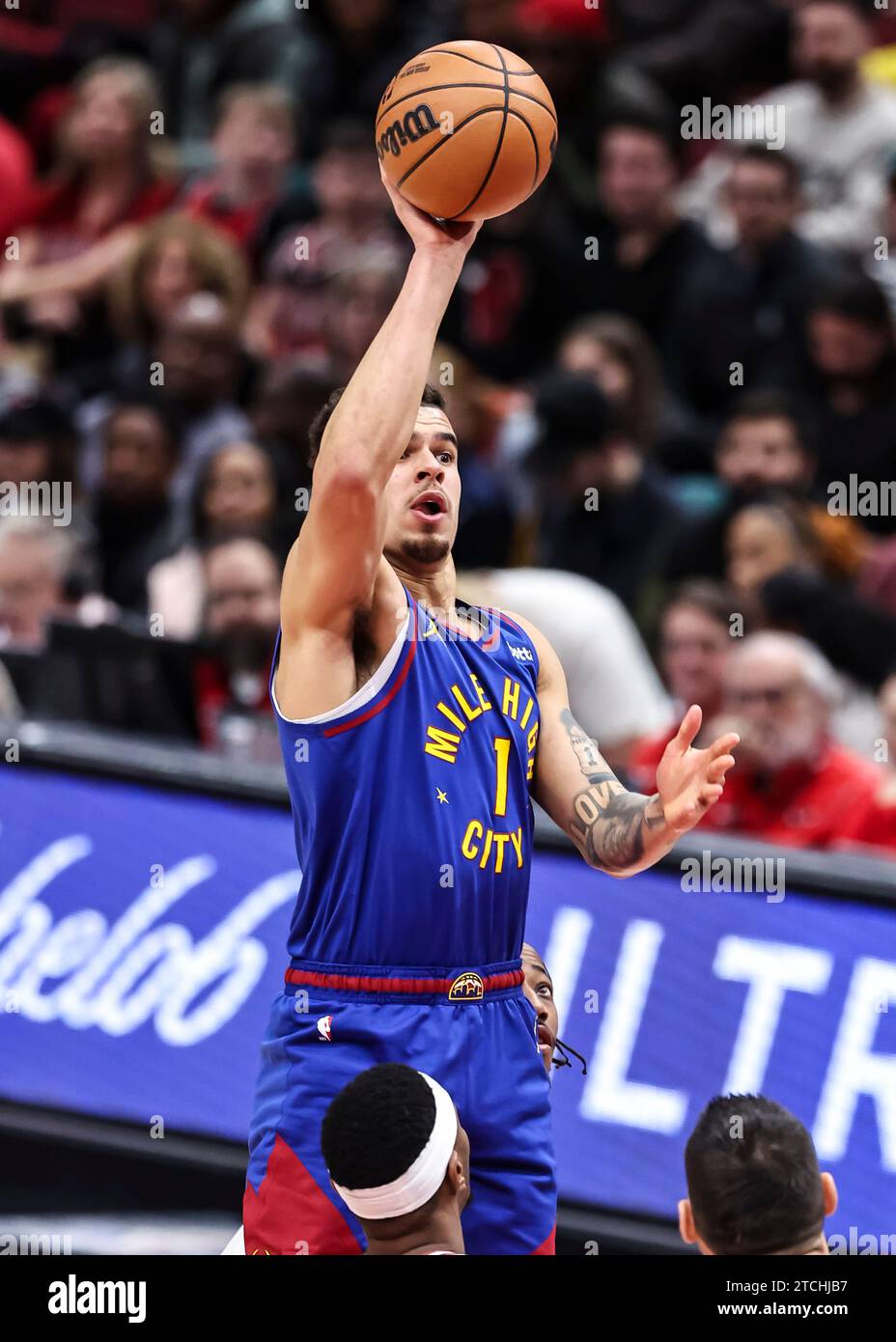 Chicago Usa 12th Dec 2023 Michael Porter Jr Of Denver Nuggets