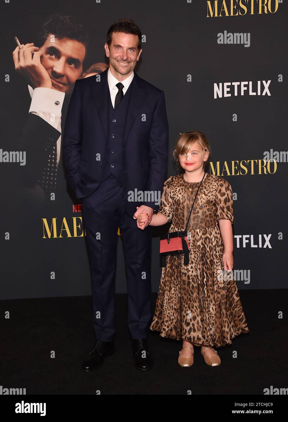 Beverly Hills, USA. 12th Dec, 2023. Bradley Cooper and Lea Cooper ...