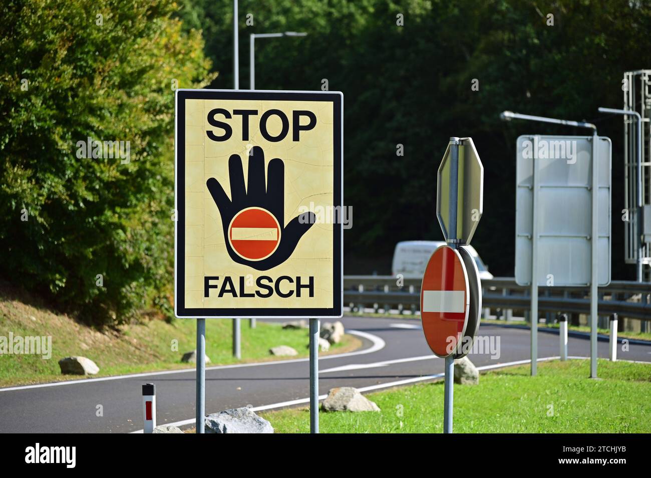 Autobahn incorrect hi-res stock photography and images - Alamy