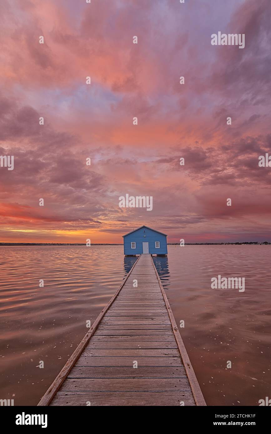 Perth blue house hi-res stock photography and images - Alamy