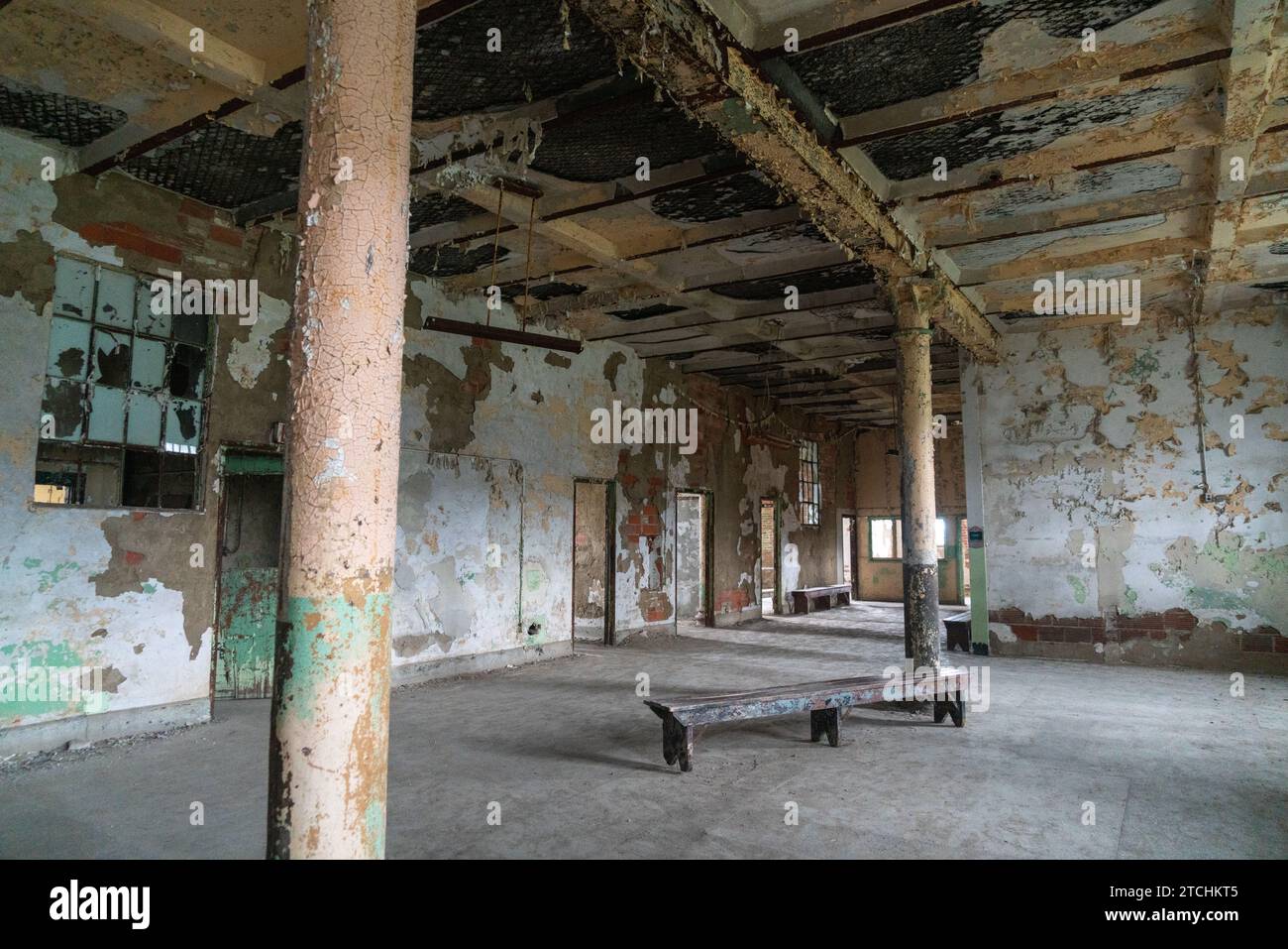 Cell Block at Ohio State Reformatory, historic prison located in ...