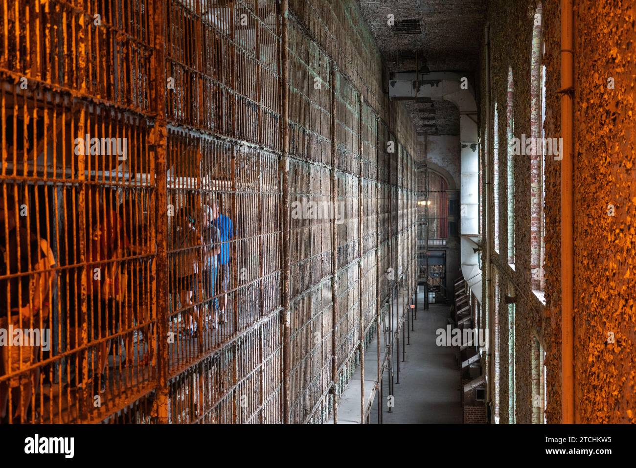 Cell Block at Ohio State Reformatory, historic prison located in ...