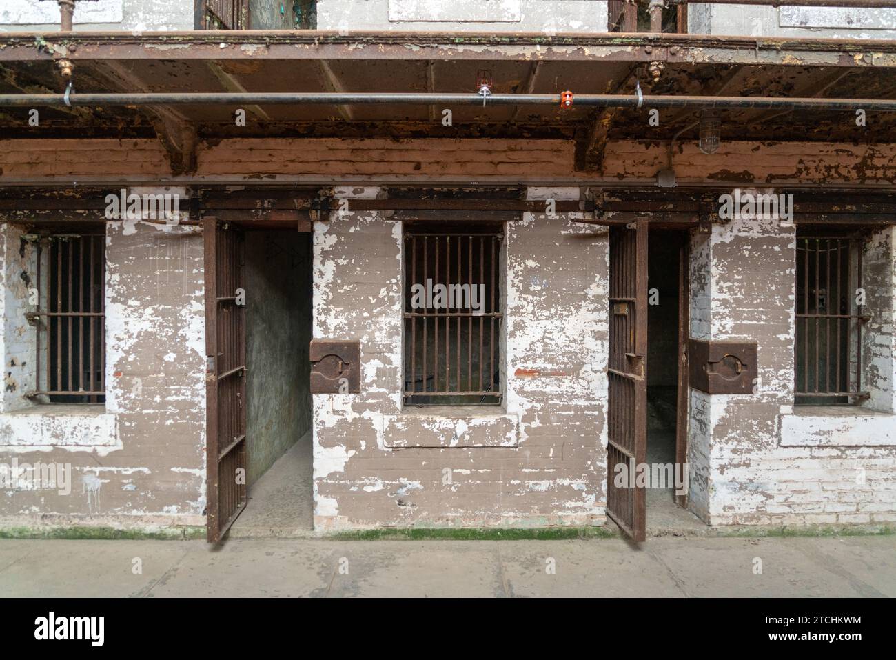 Cell Block at Ohio State Reformatory, historic prison located in ...