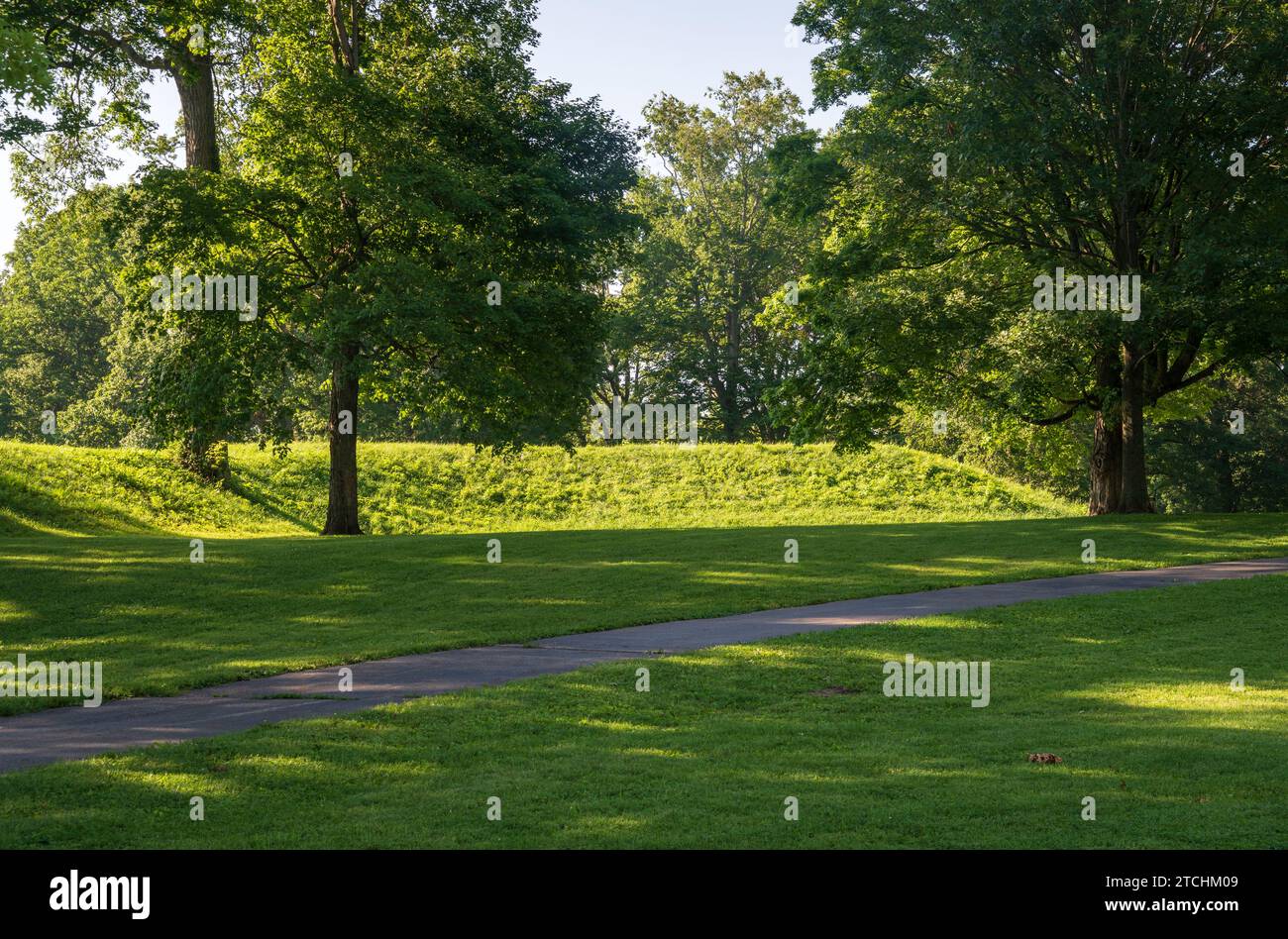 The Newark Earthworks in Heath Ohio Stock Photo - Alamy