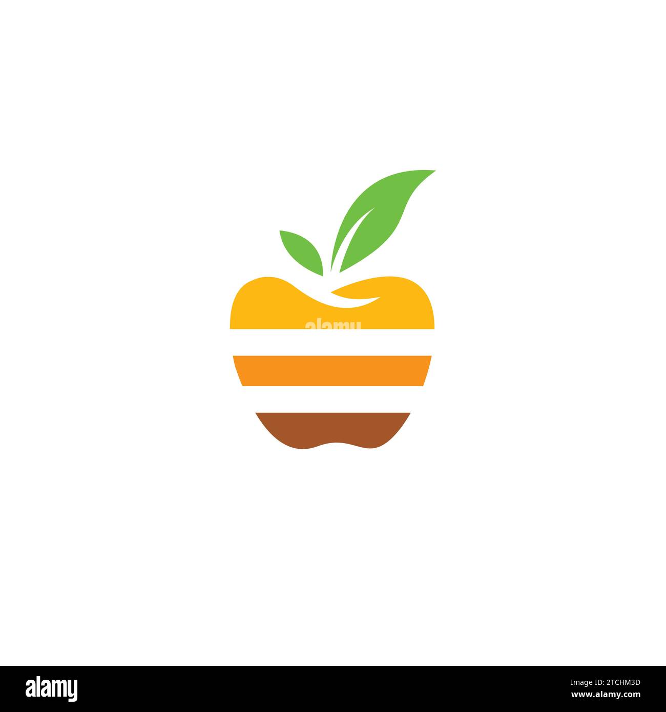 Apple Abstract Logo. Apple Fruit Icon Stock Vector Image & Art - Alamy