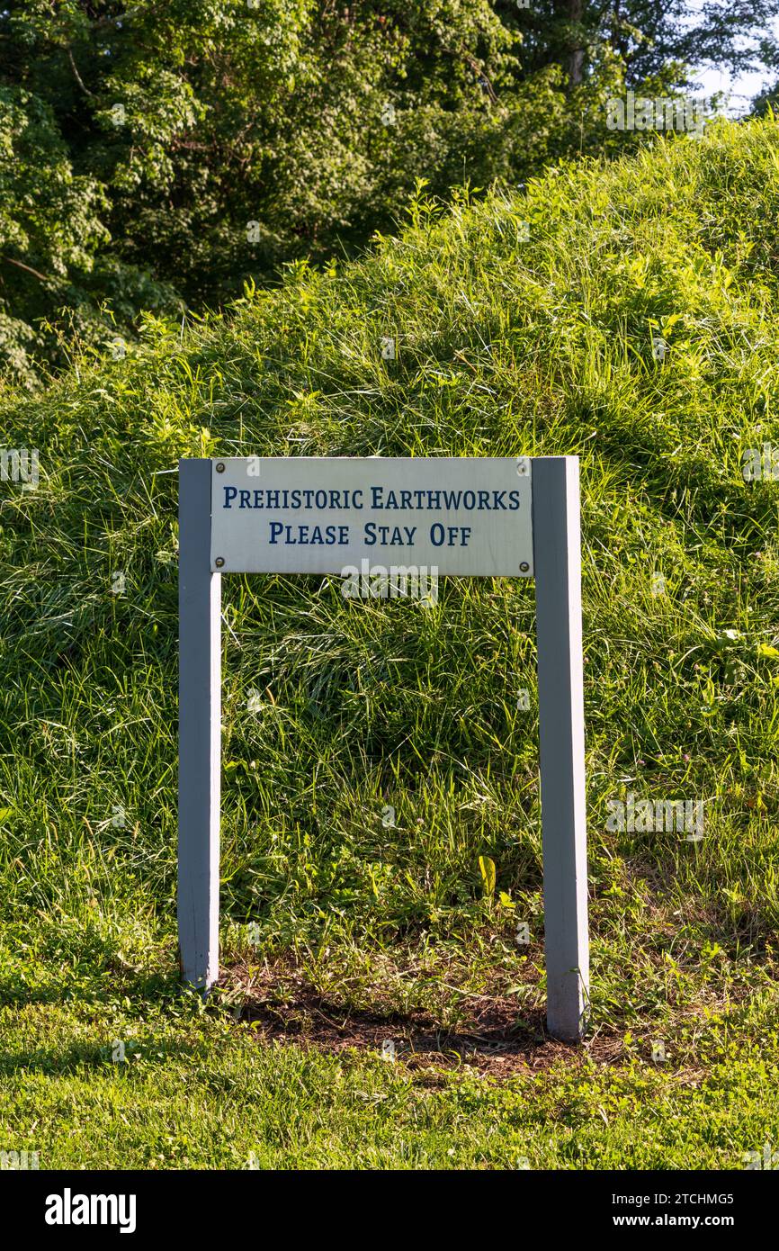 The Newark Earthworks in Heath Ohio Stock Photo - Alamy